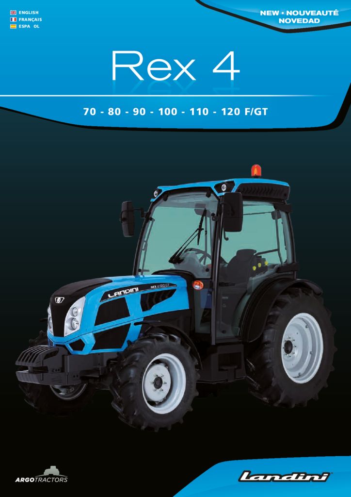 Landini REX 4 F/S/GE/GB/GT/V (CAB) - Landini - ECR Equipment